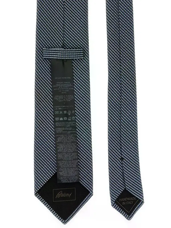 Brioni Jacquard Geometric-pattern Tie