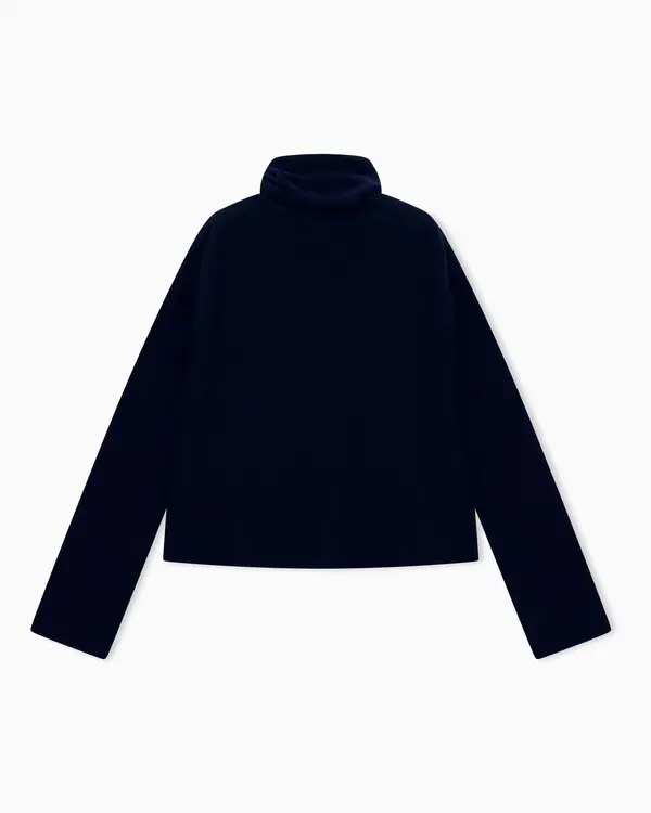 Giorgio Armani Sweater Regular Fit Pure Cashmere Volcano Collar