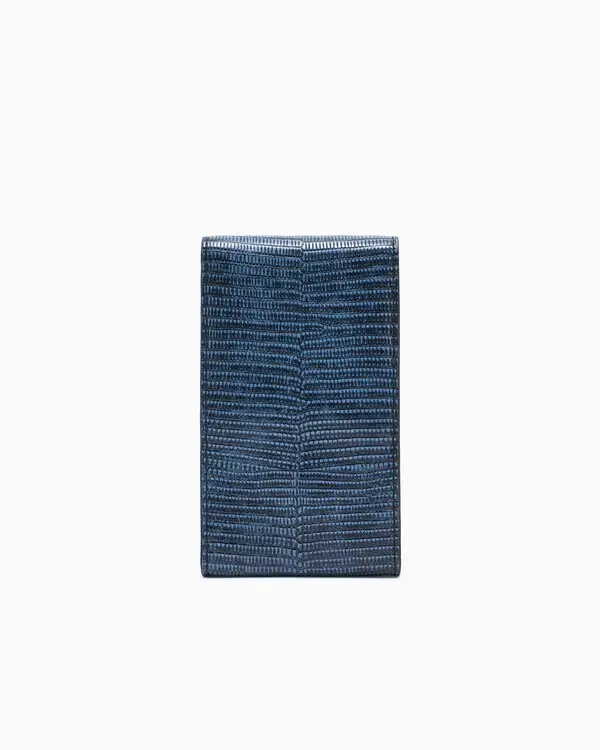 Giorgio Armani Printed Leather Mobile Phone Case