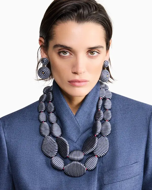 Giorgio Armani Earrings With Circular Pendant