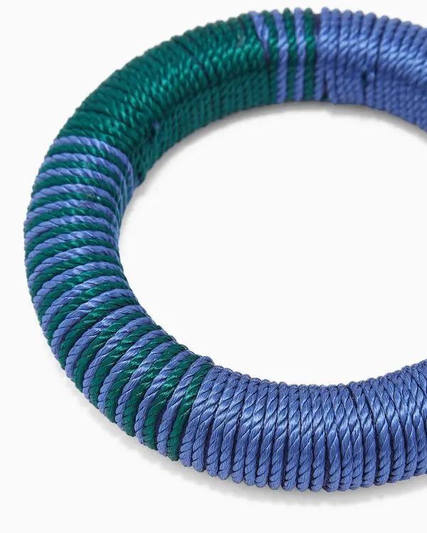 Giorgio Armani Fabric-covered Bangle