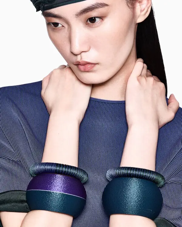 Giorgio Armani Fabric-covered Bangle