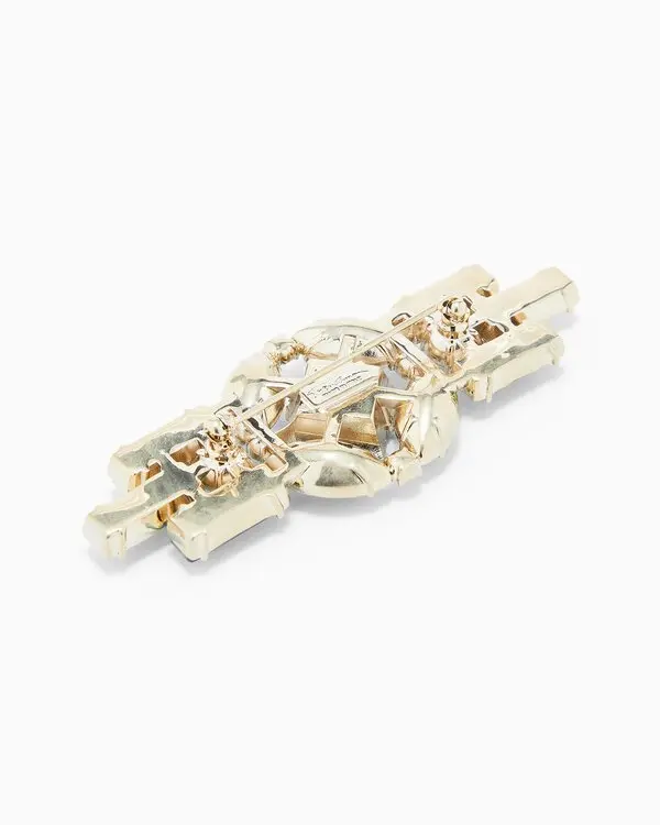 Giorgio Armani Brooch With Swarovski Crystals