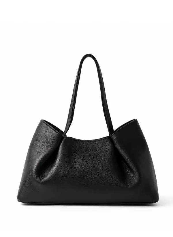 ELLEME Dimple Tote Medium Pebbled Leather
