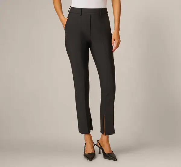 Adrianna Papell Tapered Straight Fit Tech Stretch Pant
