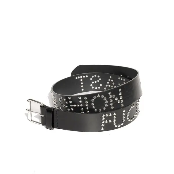 STUART TREVOR Studded Leather Belt