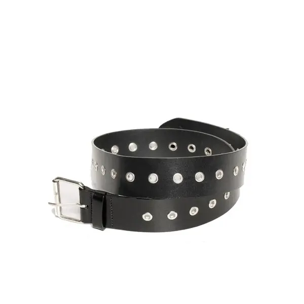 STUART TREVOR Rockstar Ringo Heavy Duty Eyelets Leather Belt