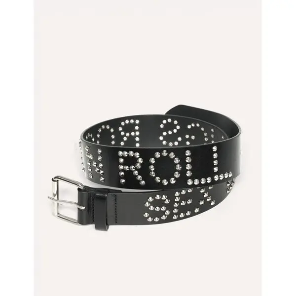 STUART TREVOR Studded Leather Belt