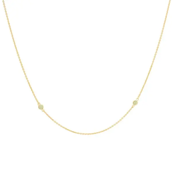 LAVANI JEWELS Leo Goldplated Birthstone Chain