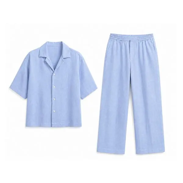HUSTLE Sky Linen-set