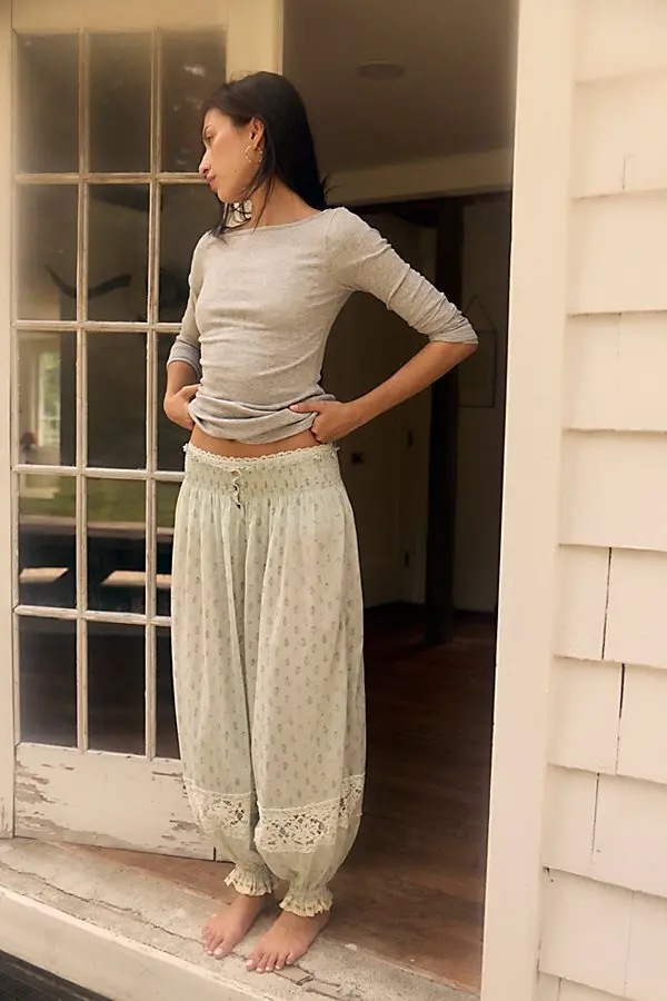 Free People Keeping It Light Ribbed Boat Neck Top
