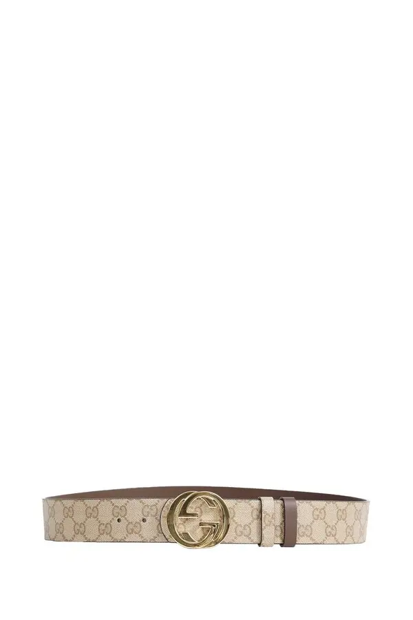 Gucci Reversible Belt With Interlocking G Buckle