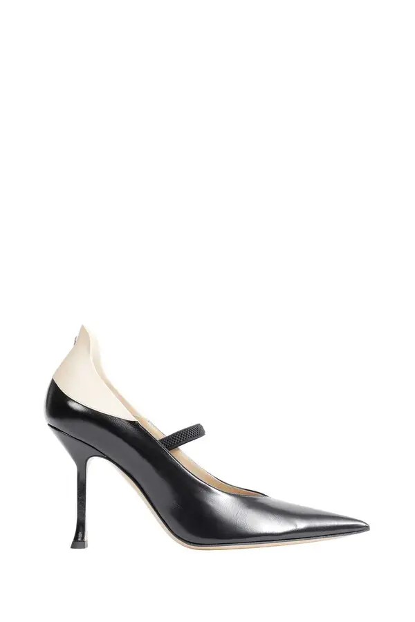 Fendi Nappa Leather Pumps - Black