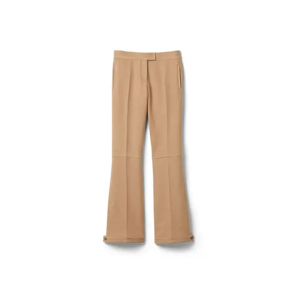 Miu Miu Double Wool Pants - Hazelnut