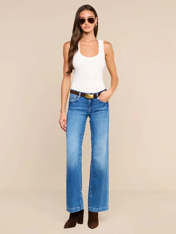 L'Agence Joanne Low-rise Wide-leg Jean