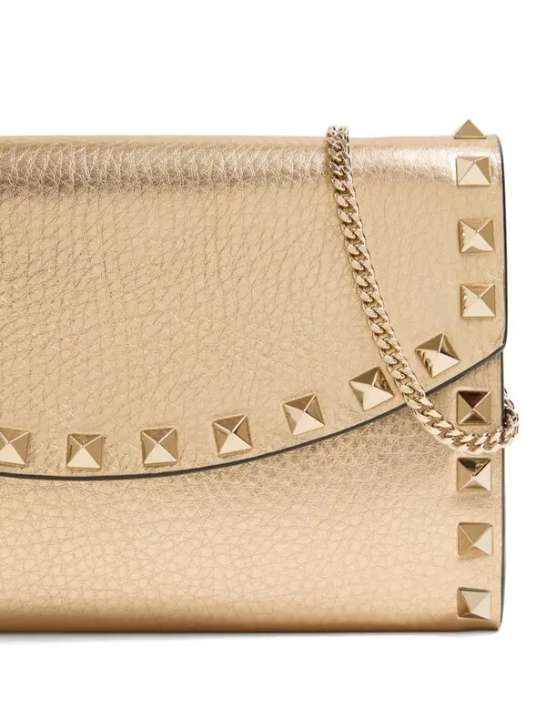 Valentino Garavani Rockstud Foldover Top Wallet