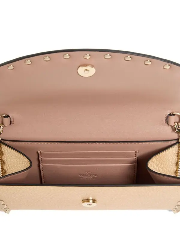 Valentino Garavani Rockstud Foldover Top Wallet