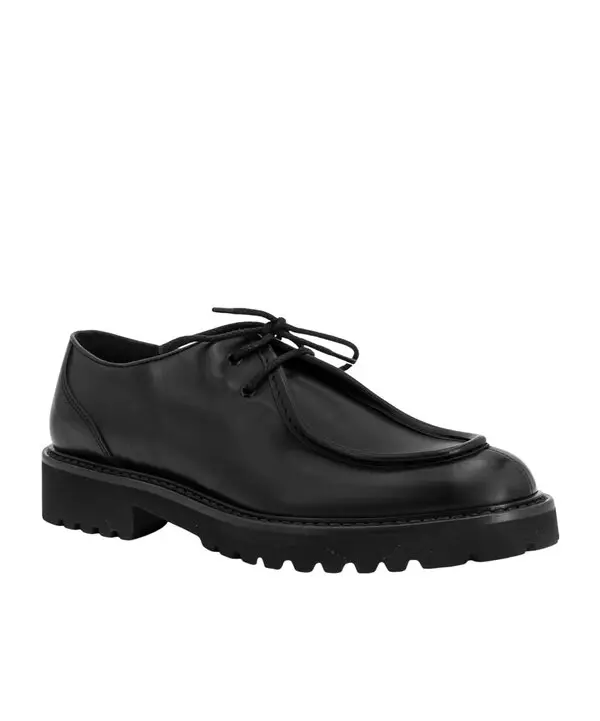 DOUCAL'S Round-toe Lace-up Derby Shoes