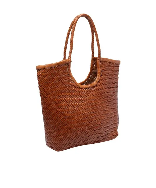 Dragon Diffusion Ns Diagonal Triple Jump Shoulder Bag - Tan