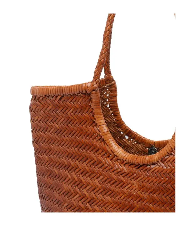 Dragon Diffusion Ns Diagonal Triple Jump Shoulder Bag - Tan