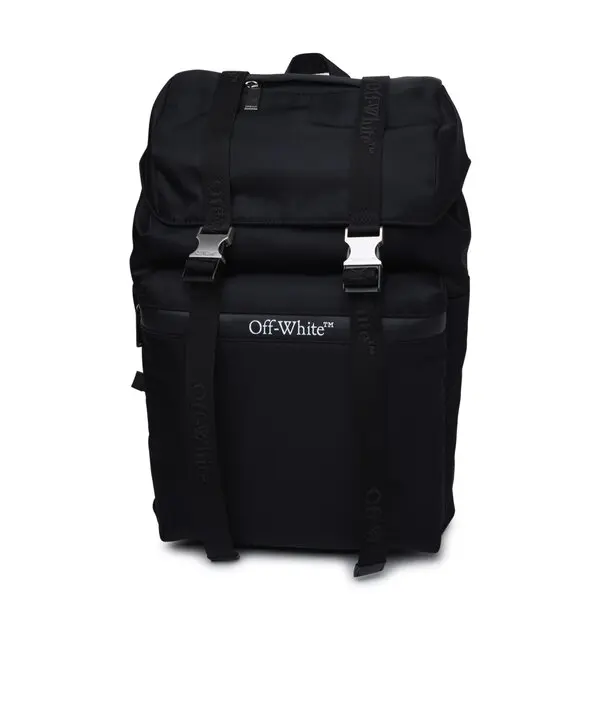 Off-White Buckle Detailed Foldover Top Backpack