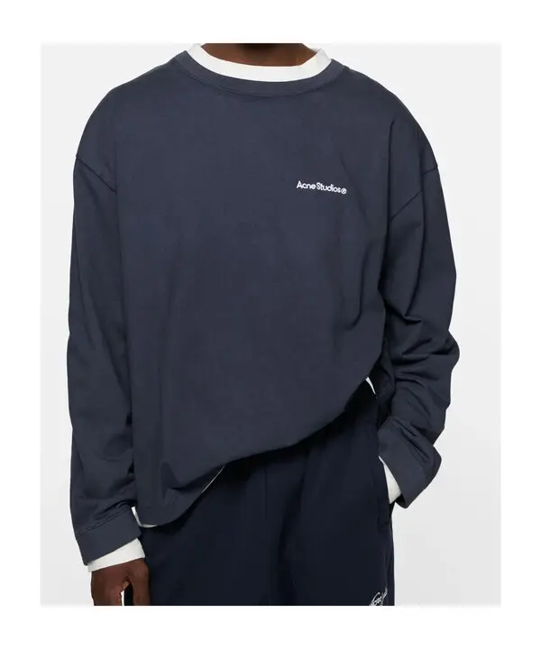 Acne Studios Logo-print Layered Sweatshirt