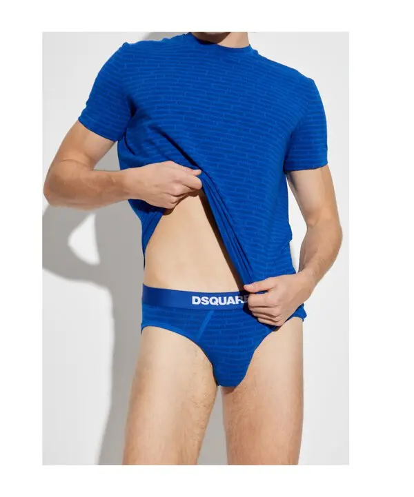 Dsquared2 Logo Printed T-shirt And Briefs