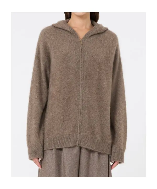 Max Mara Long-sleeved Hooded Knitwear