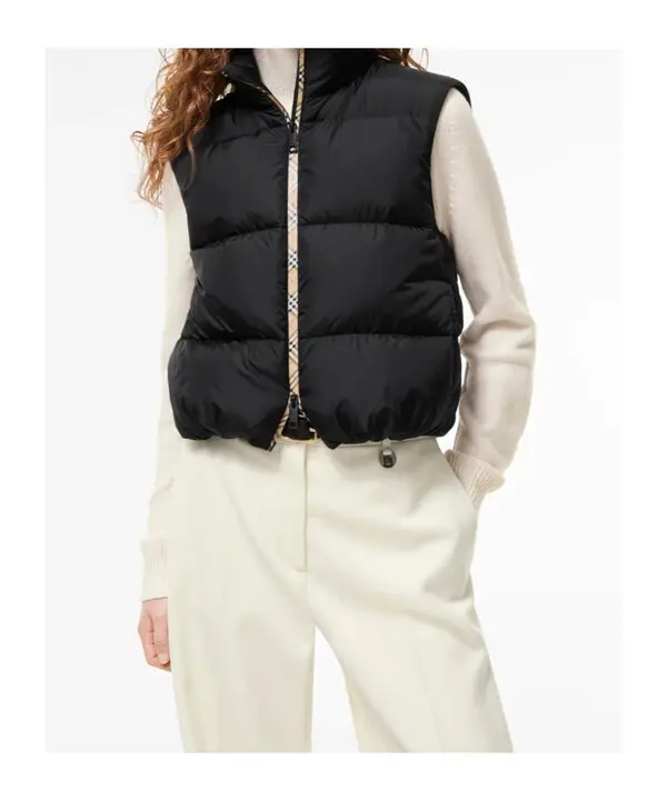Burberry Detachable Sleeve Nylon Langdale Puffer Jacket