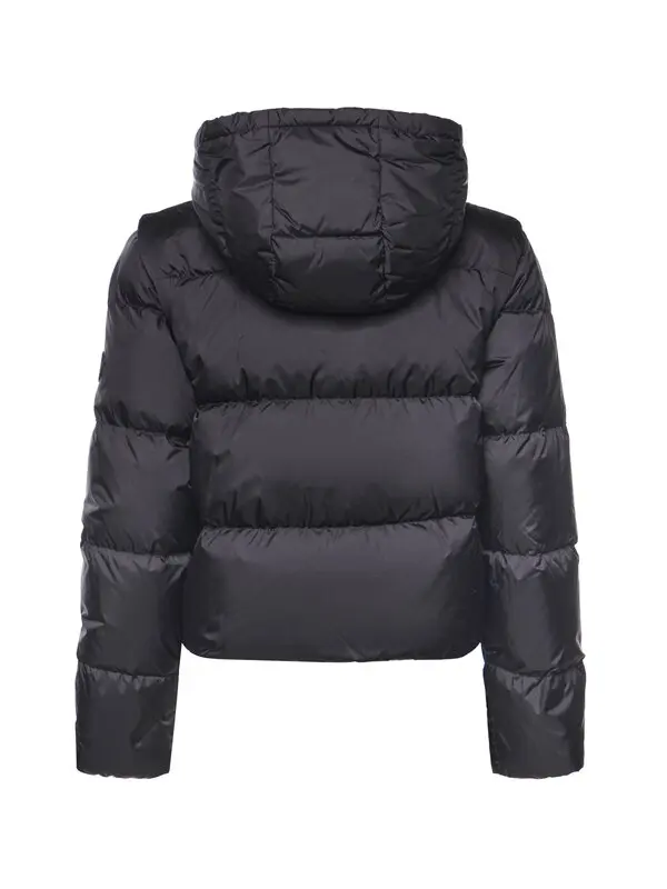 Burberry Detachable Sleeve Nylon Langdale Puffer Jacket - Black