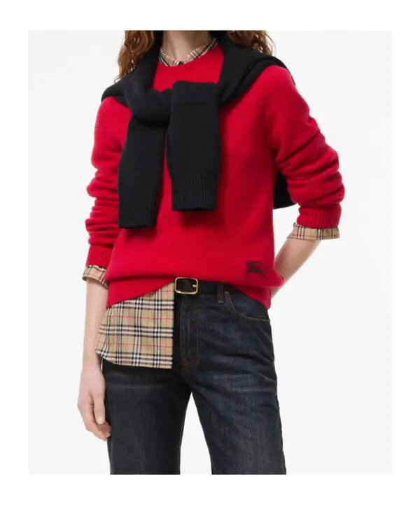 Burberry Cashmere Sweater - Post Red