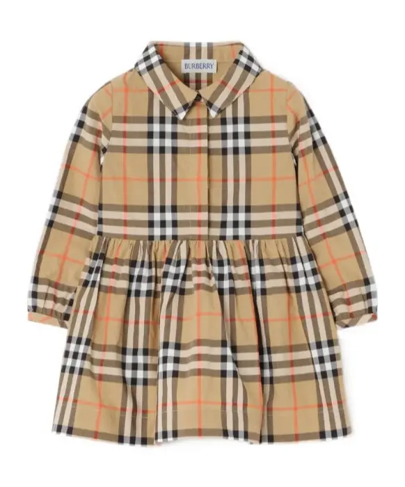 Burberry Check Cotton Dress - Shami