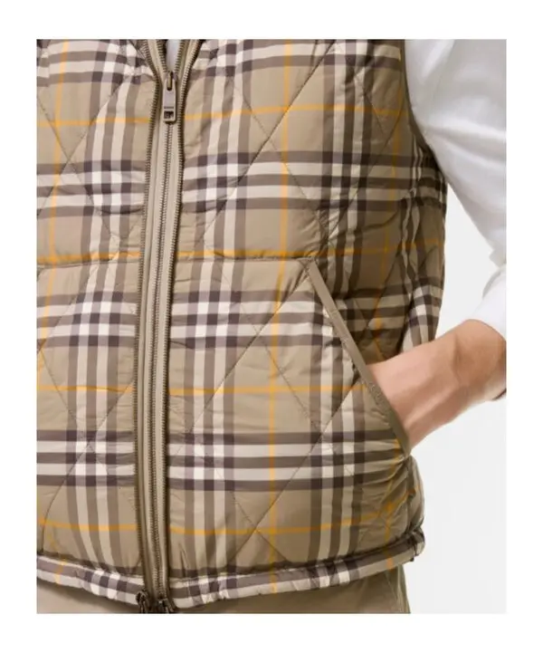 Burberry Cotton Twill Jacket With Gilet