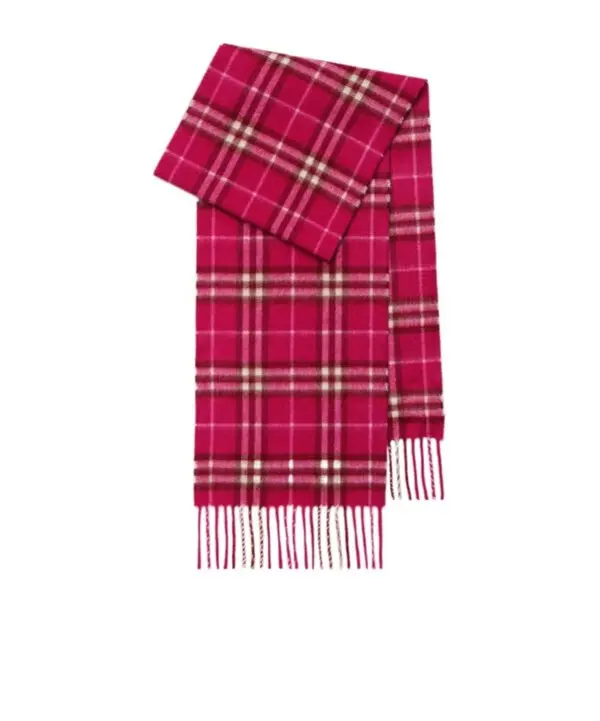 Burberry Check Cashmere Scarf