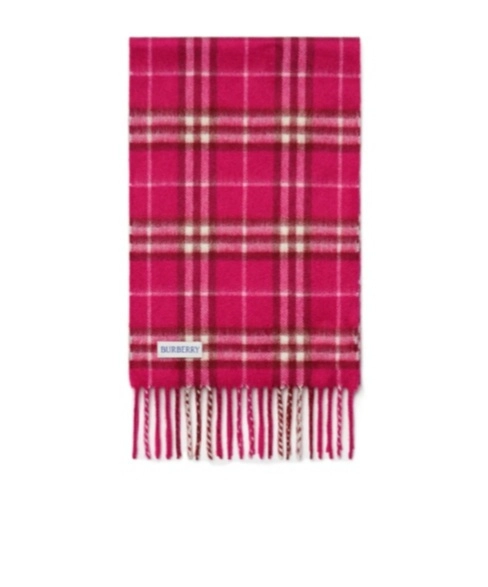 Burberry Check Cashmere Scarf