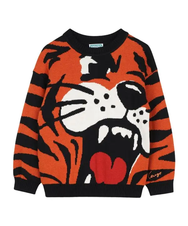 Kenzo Tiger Intarsia-knit Sweater