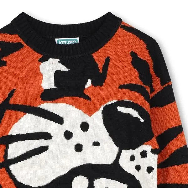 Kenzo Tiger Intarsia-knit Sweater