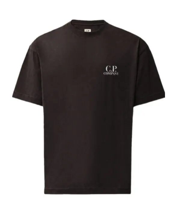 C.P. COMPANY 30/1 Jersey Short Sleeve Comfort T-shirt - Black