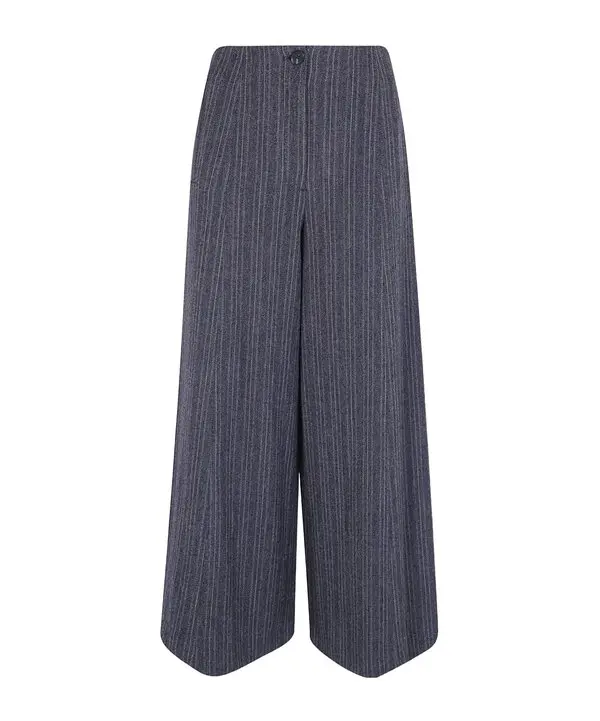 Paul Smith Wide Leg Striped Trousers