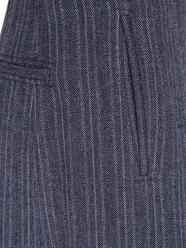 Paul Smith Wide Leg Striped Trousers