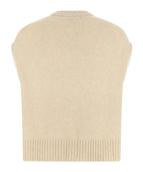 BE YOU Crew-neck Knit Vest