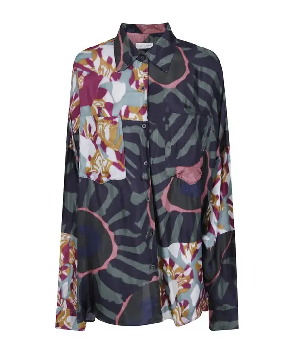 Dries Van Noten Viscose Cocoon Shirt