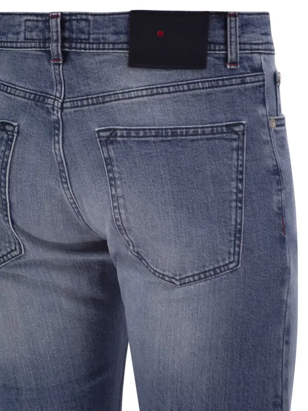 Kiton Five-pocket Stretch Denim Jeans