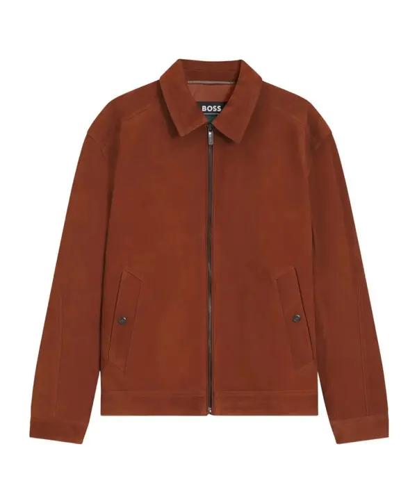 Hugo Boss Boss X Aston Martin Jacket In Suede