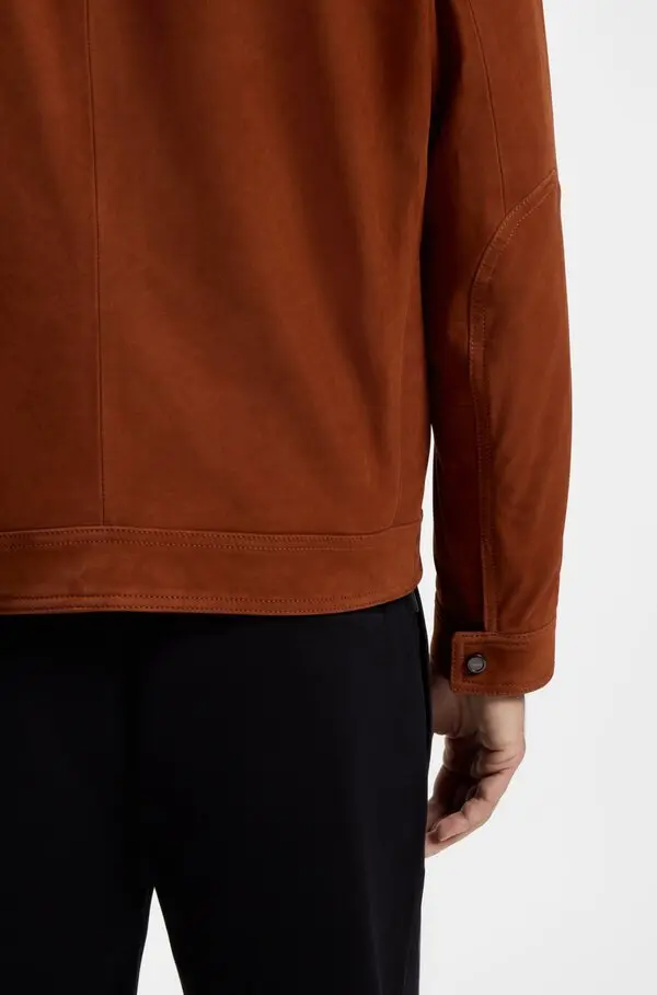 Hugo Boss Boss X Aston Martin Jacket In Suede