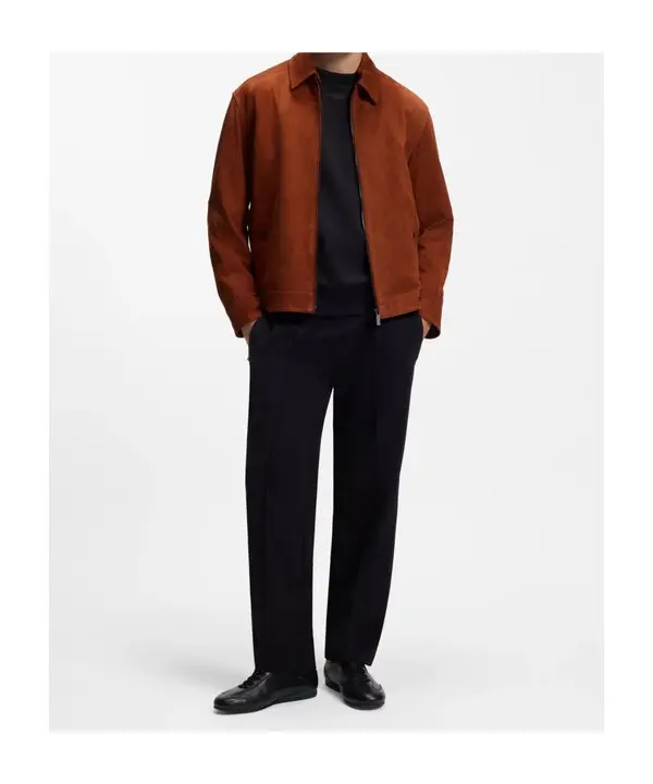 Hugo Boss Boss X Aston Martin Jacket In Suede