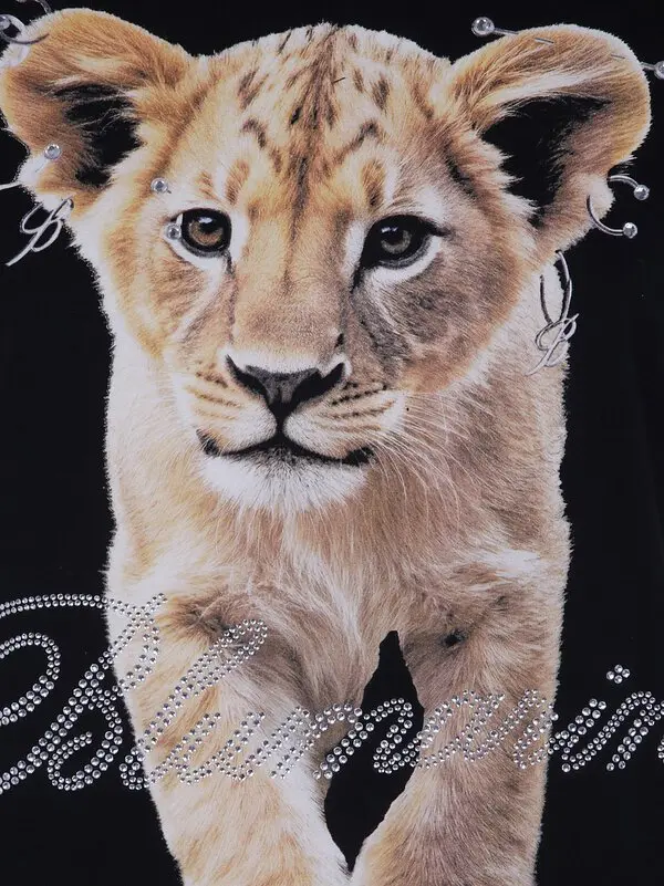 Blumarine Printed T-shirt - Black