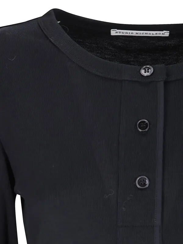 Studio Nicholson Long-sleeve Polo Shirt