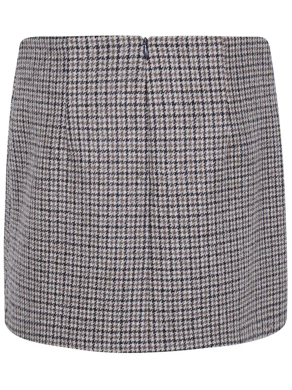 P.a.r.o.s.h Houndstooth Mini Skirt