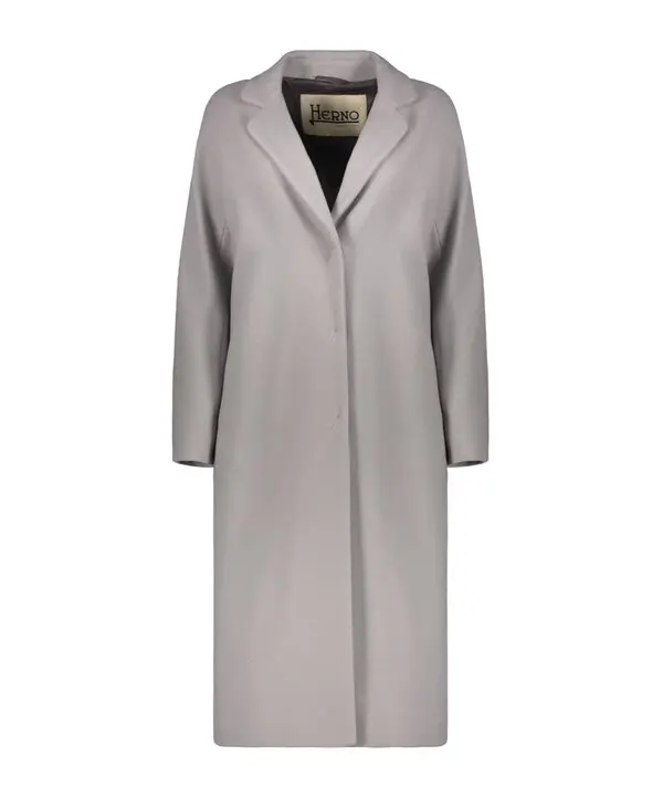 Herno Lapel-collar Button-up Coat